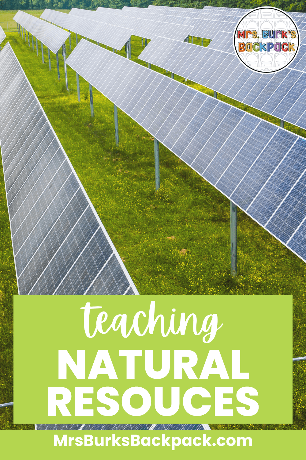 Teaching Natural Resources: 3 Fun Activities! Mrs. Burks Backpack