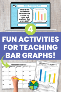 Teaching Bar Graphs can be FUN with these 4 Activities!
