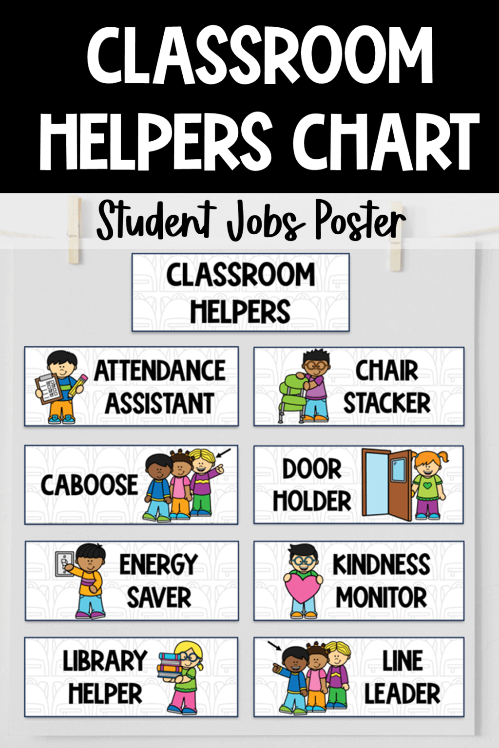Classroom Jobs Chart Made Easy: Ideas for Elementary Teachers
