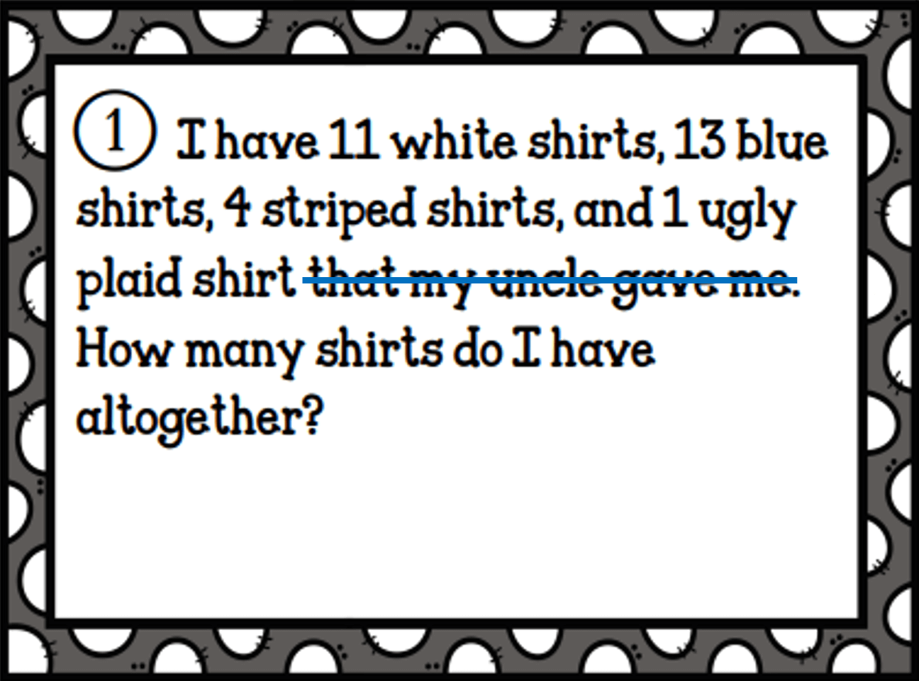 CUBES: How to Solve Word Problems - Mrs. Burks Backpack