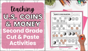 2nd Grade Coins Cut and Paste Activities