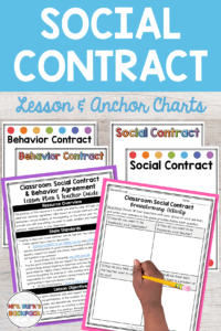 Classroom Social Contracts: Easy Behavior Management