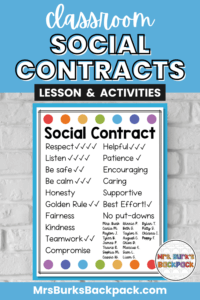 Classroom Social Contracts: Easy Behavior Management