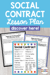 Classroom Social Contracts: Easy Behavior Management