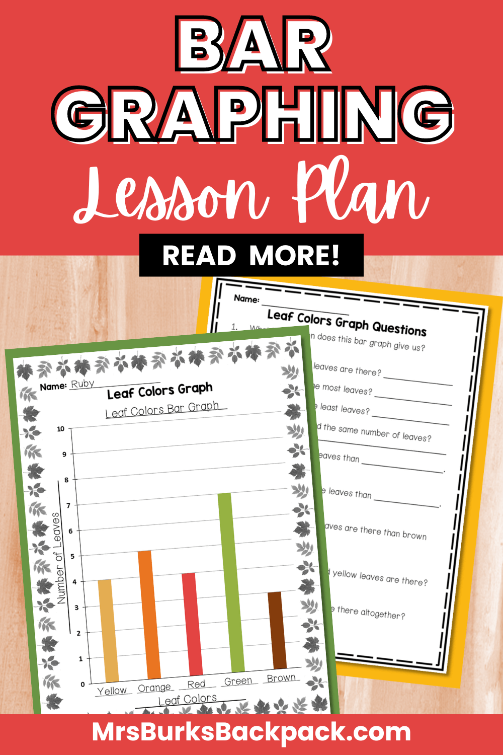 Bar Graphing Lesson with Fun Fall Activities!
