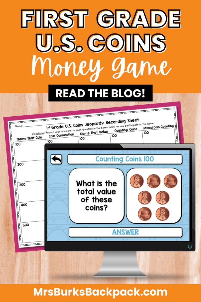 1st Grade Coins Game: Master Money Skills!