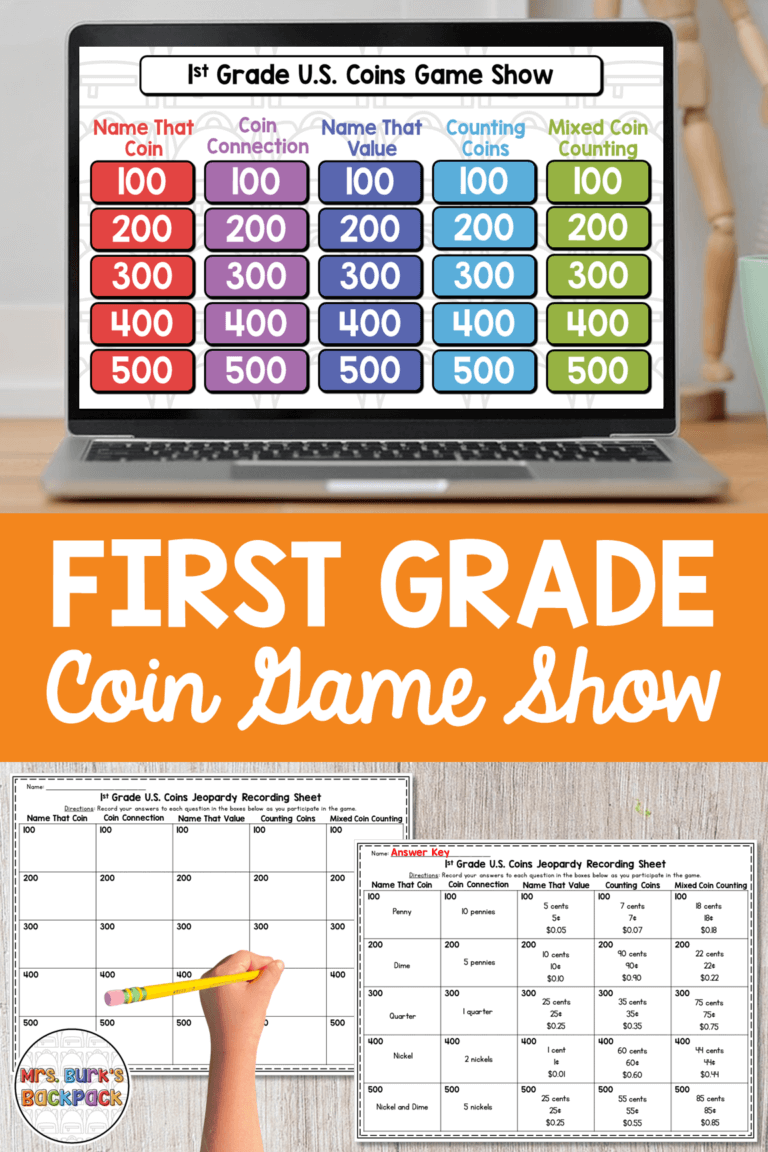1st Grade Coins Game: Master Money Skills!