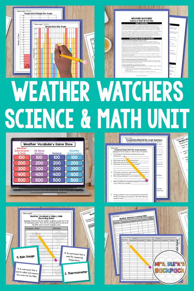 Weather Activities: Build Bar Graph Skills with Real-World Data!
