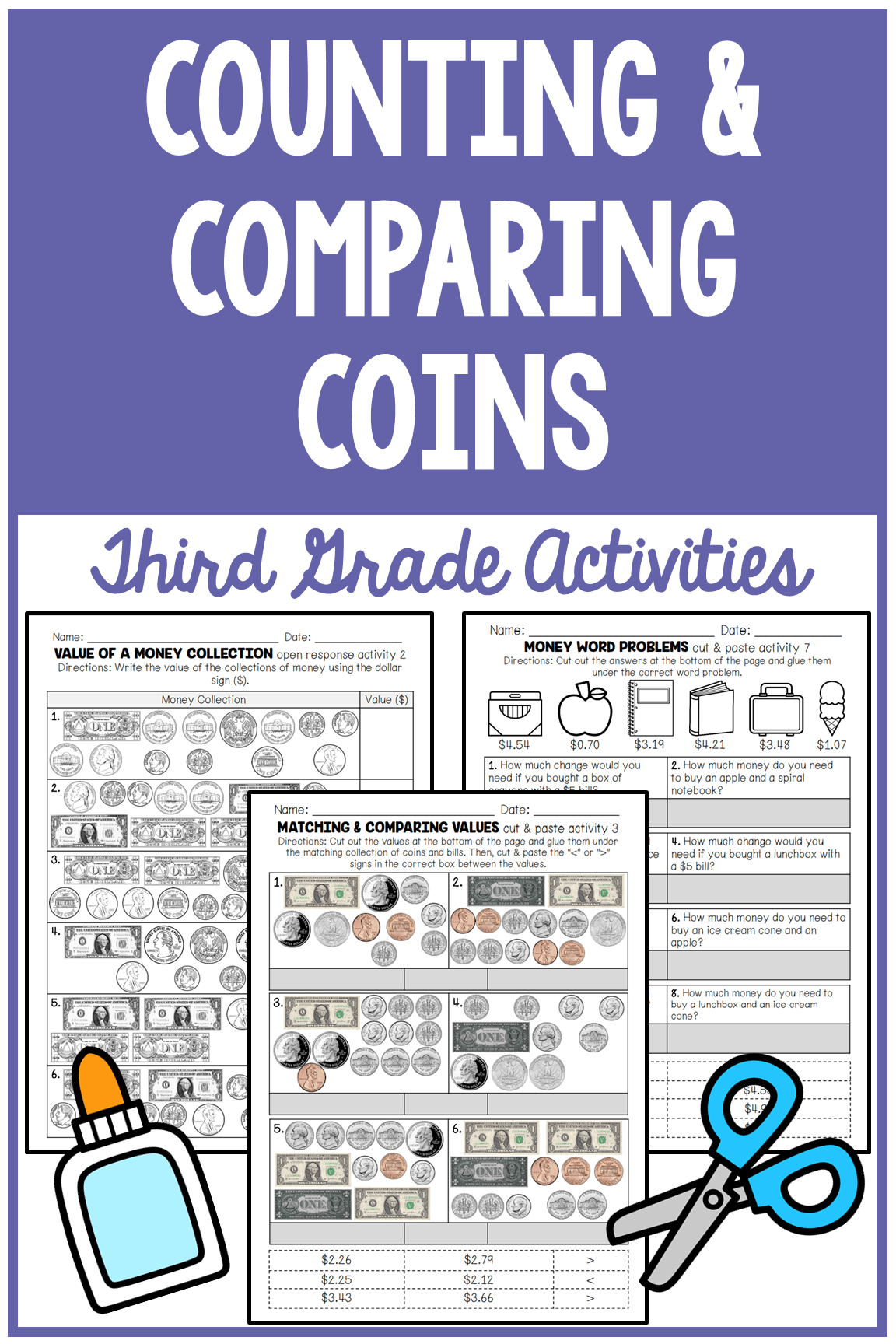 Money Activity Sheets: Teach Coins with Fun Printables!