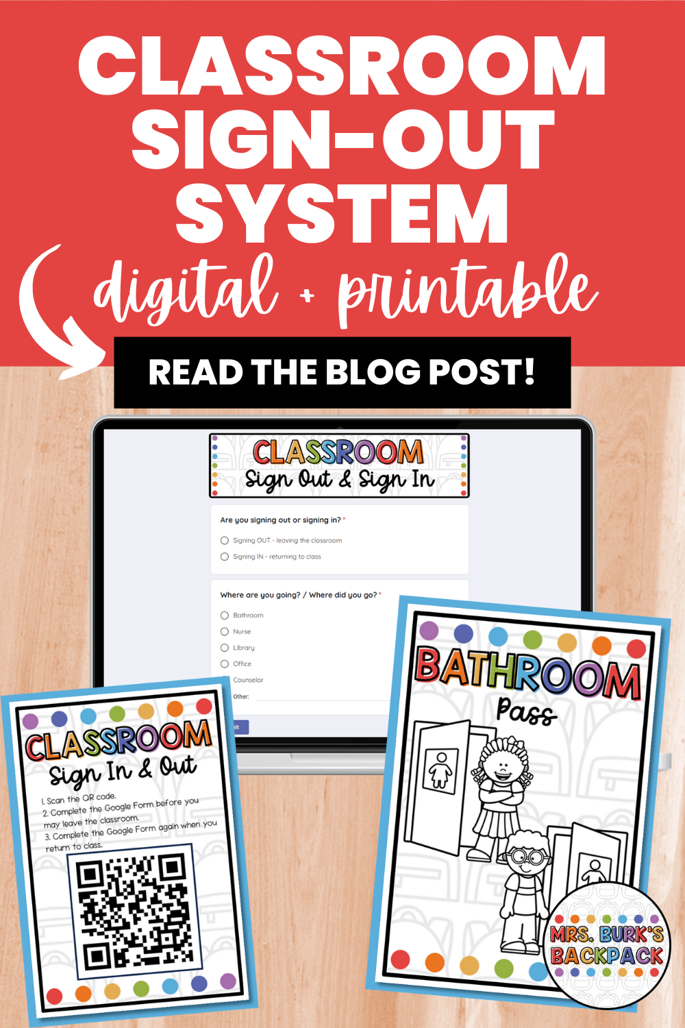 Classroom Sign Out Sheets that Simplify Hall Passes