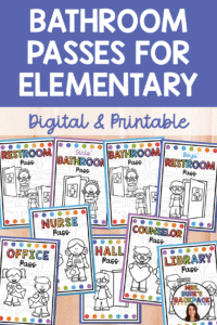 Classroom Sign Out Sheets that Simplify Hall Passes