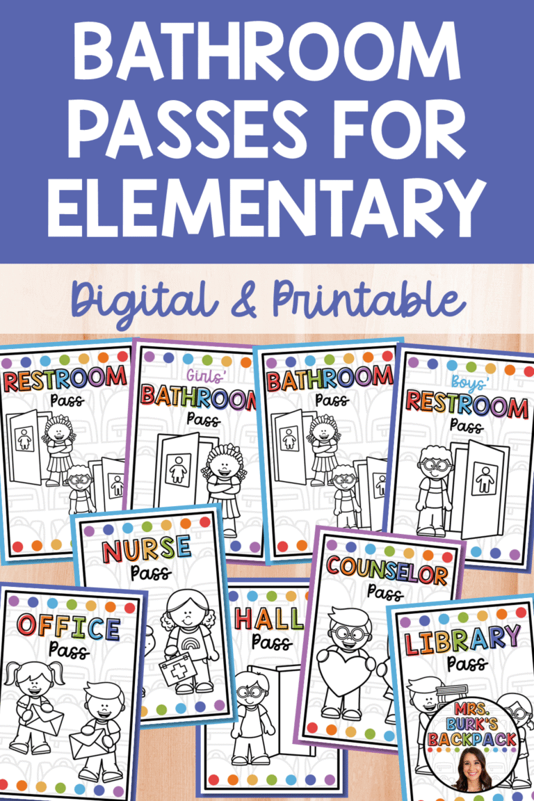 Classroom Sign Out Sheets that Simplify Hall Passes